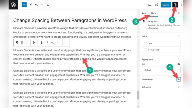 How to Add Space between Paragraphs in Wordpress: Easy Step-by-Step ...